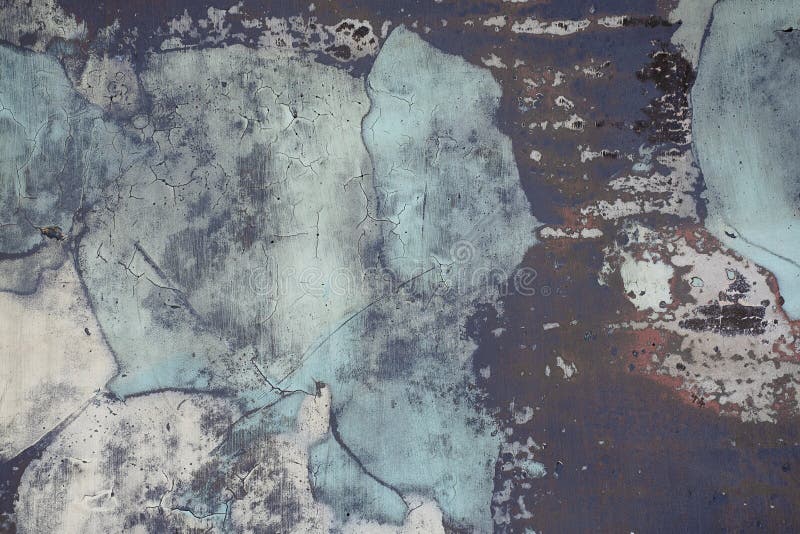 Grungy Paint Pattern on Metal Stock Image - Image of background, rust ...