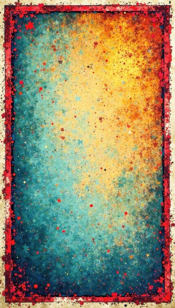 Grungy Rectangle Frame, Distressed Stencil Effect, Effect, Illustration ...