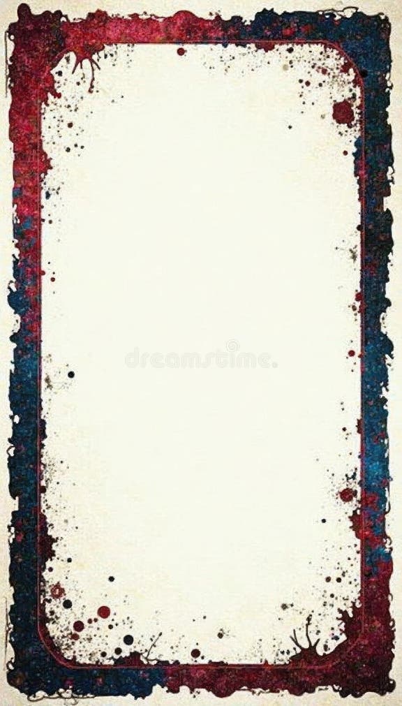 Grungy Rectangle Stencil Frame, Heavily Textured Border , Frame ...