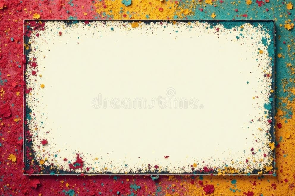 Grungy Rectangular Stencil Frame with Dirty, Textured Edges , Stencil ...