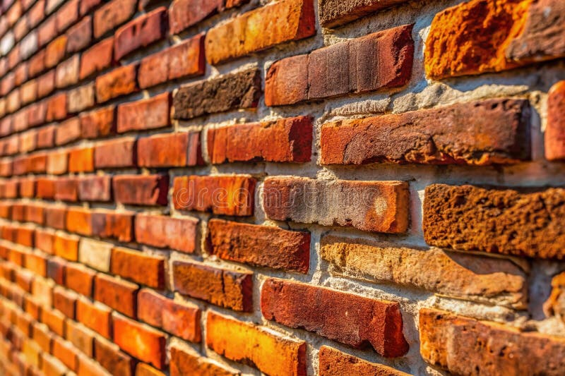A Grungy Red Brick Wall Rustic Texture Perfect for Backgrounds Posters ...