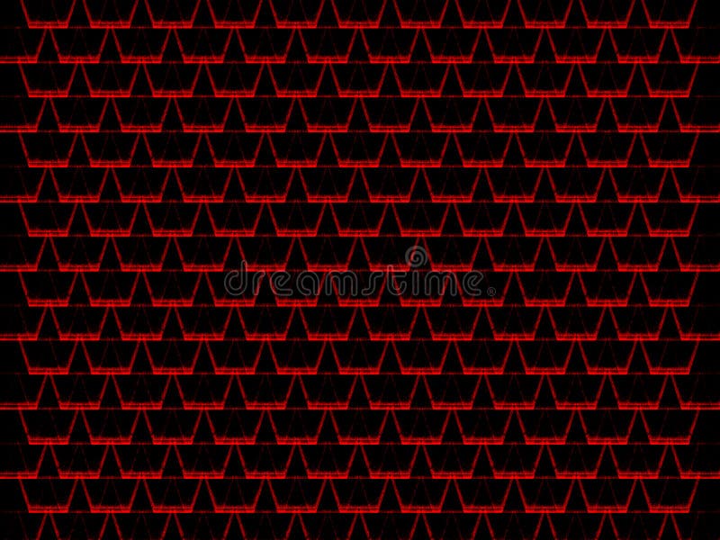Grungy Red Triangular Patterns Stock Illustration - Illustration of ...