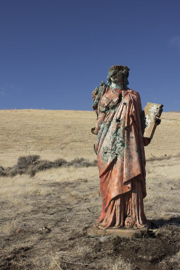 A grungy religious statue stock photo. Image of grunge - 23292426