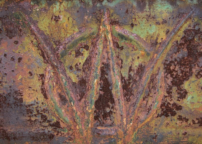 Grungy Rusty W in Circle Texture Stock Photo - Image of textures ...