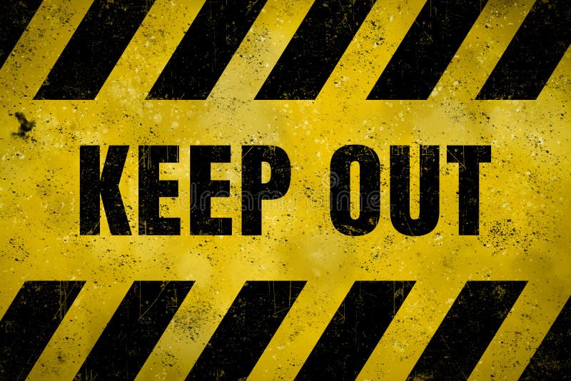 Keep out sign, stock vector. Illustration of work, police - 32301891