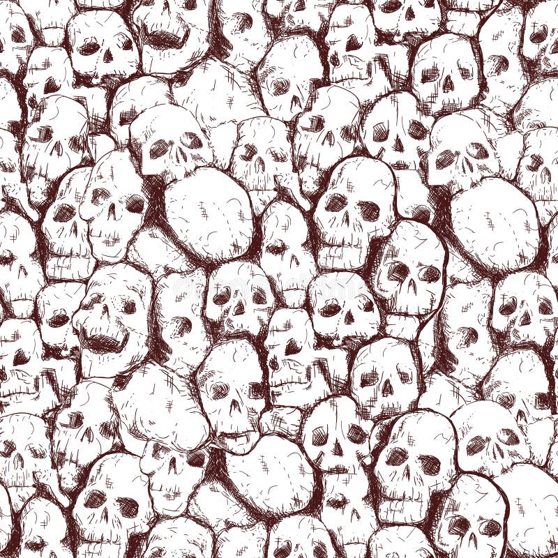 Sliten skalle vektor illustrationer. Illustration av död - 45427023