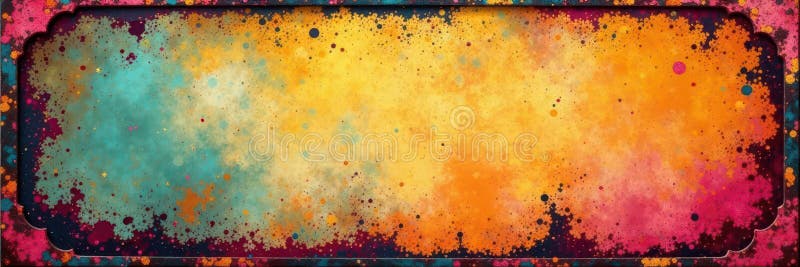 Grungy Square Stencil Frame, Distressed Edges, Dirty Texture , Frame ...