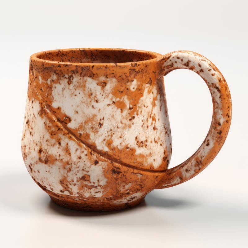 Grungy Texture Ceramic Mug with 3d Printed Image Stock Image - Image of ...