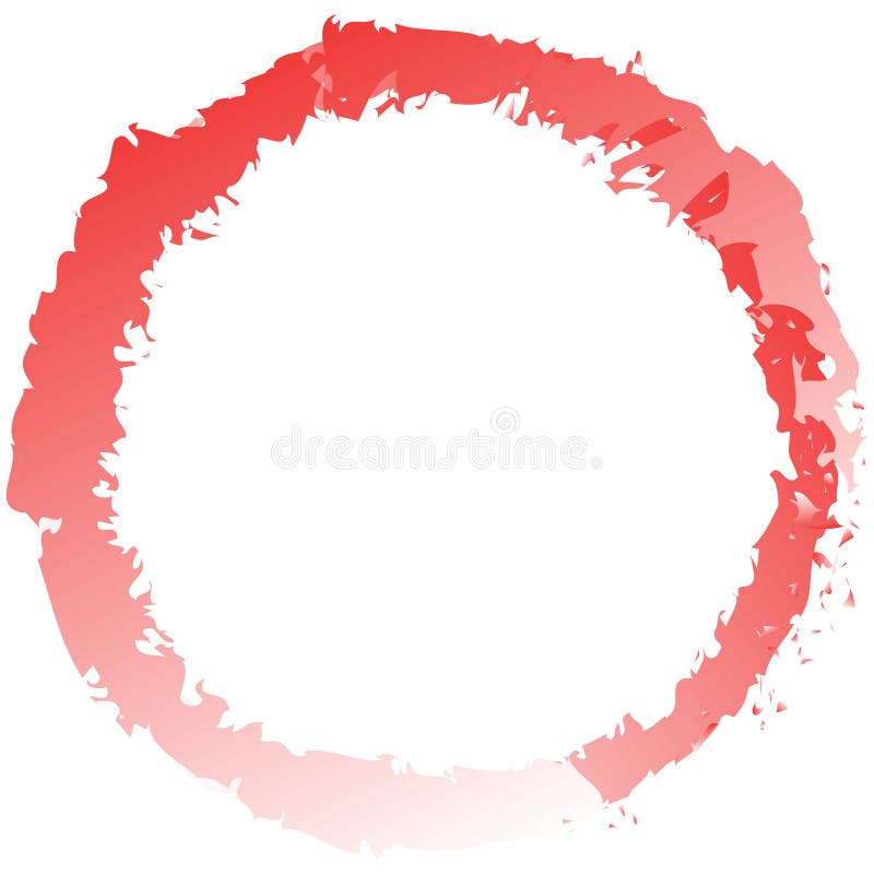 Grungy, Textured Circle Element. Circular Splatter Shape Stock Vector ...