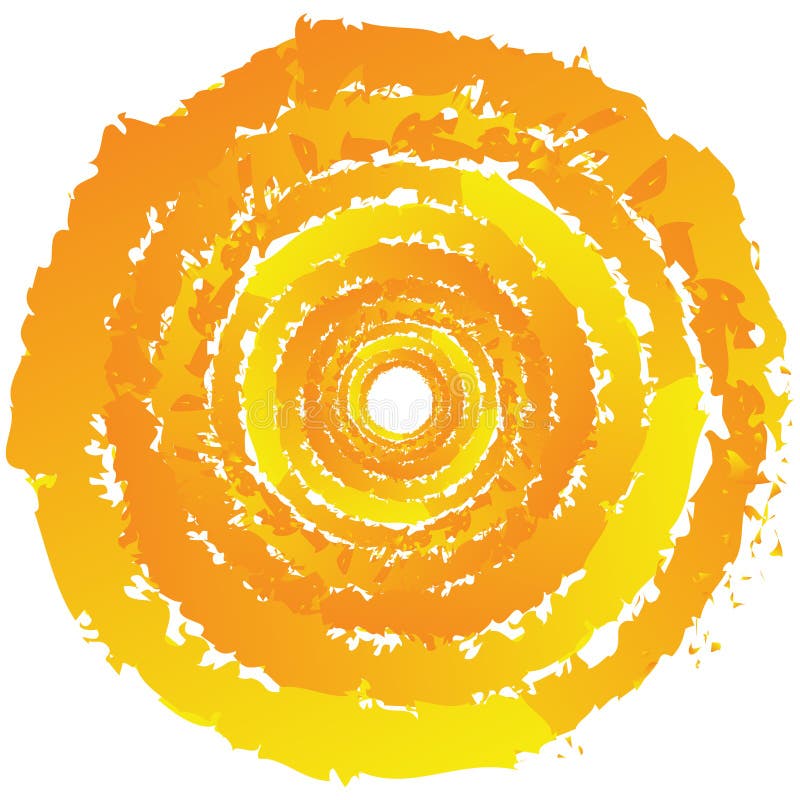 Grungy, Textured Circle Element. Circular Splatter Shape Stock Vector ...