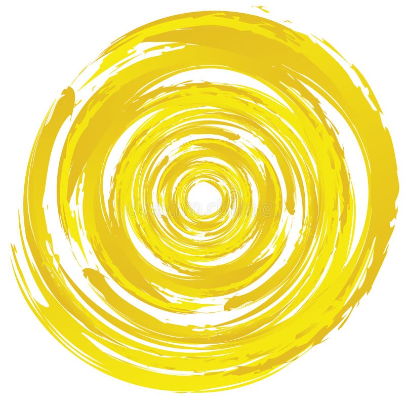 Grungy, Textured Circle Element. Circular Splatter Shape Stock Vector ...