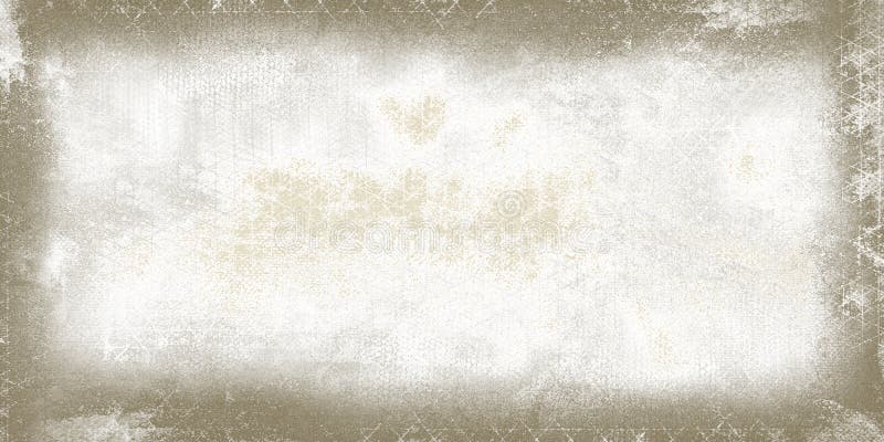 Beige White Grunge Background with Border and Copy Space Stock Image ...
