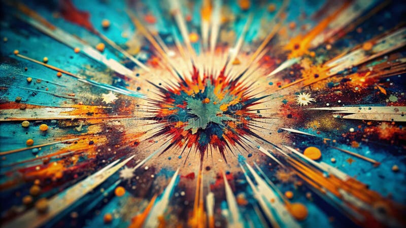 A Grungy TiltShift Comic Book Background Abstract Texture Art for ...