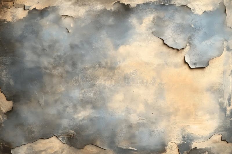 Grungy Wall Backdrop with Muted Colors. Texture Shows Layers of Paint ...