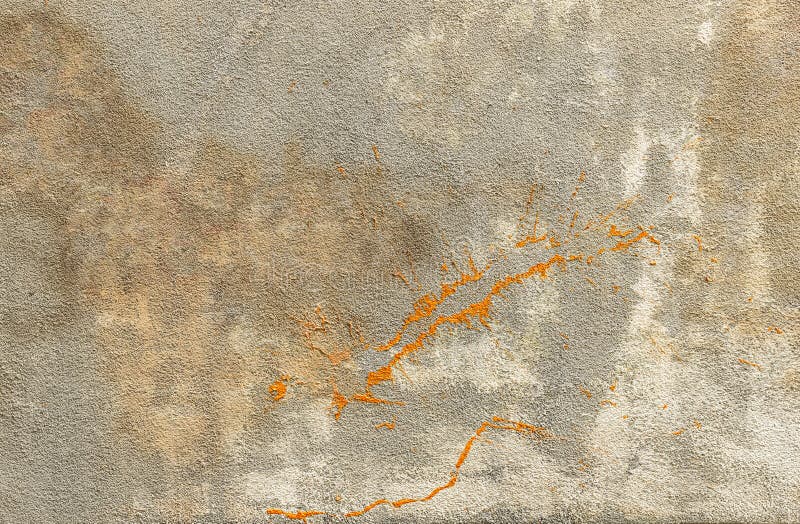 Real Urban Textures - Grungy Wall with a Splash of Orange Paint Stock ...