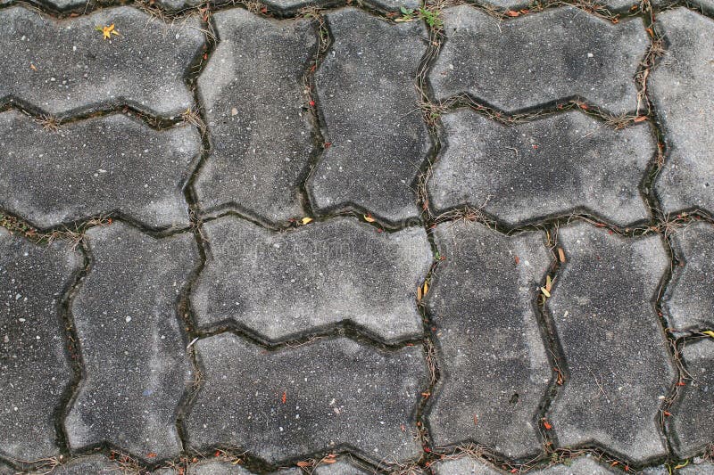 Grungy Worm Bricks Platform, Pavement Floor Texture Background. Stock ...
