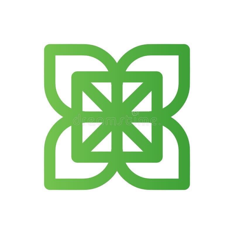 Luck Logo Four Leaf Clover Luck Symbol Green Logo Modern Corporate ...