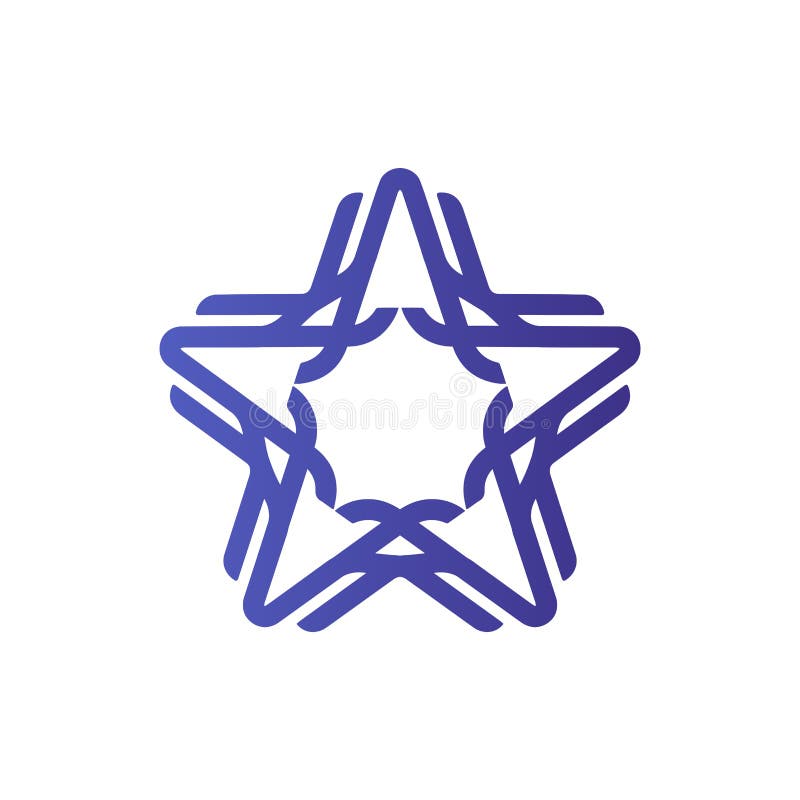 Star Logo Simple Symbol for Textile Star Icon Modern Corporate ...