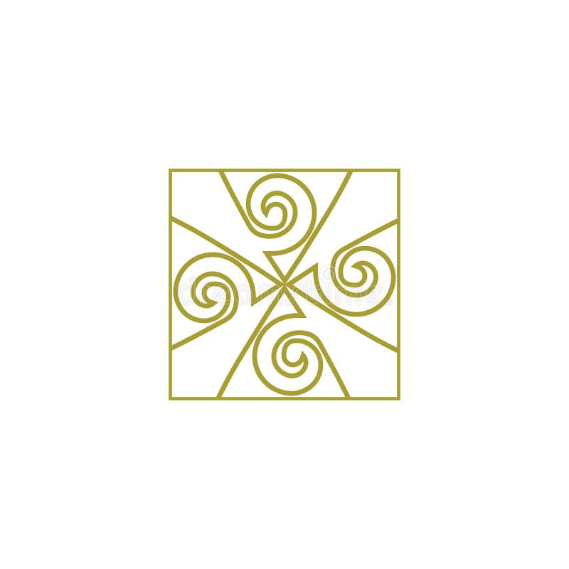 Symbol Logo Emblem for Motif Printing Textile Products Design, Graphic ...