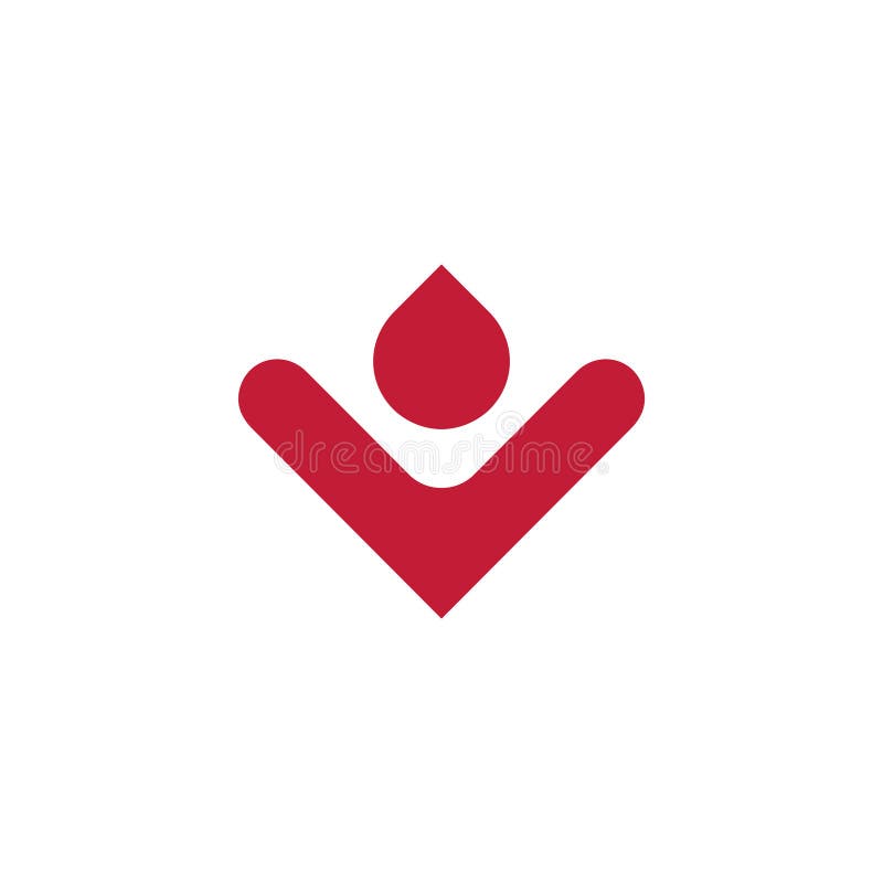 Volunteer Blood Donation Happy Human Logo Icon Design, Graphic ...