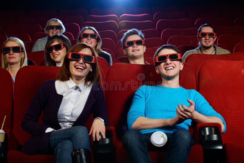 Ludzie w kinie obraz stock. Obraz złożonej z femaleness - 36548899