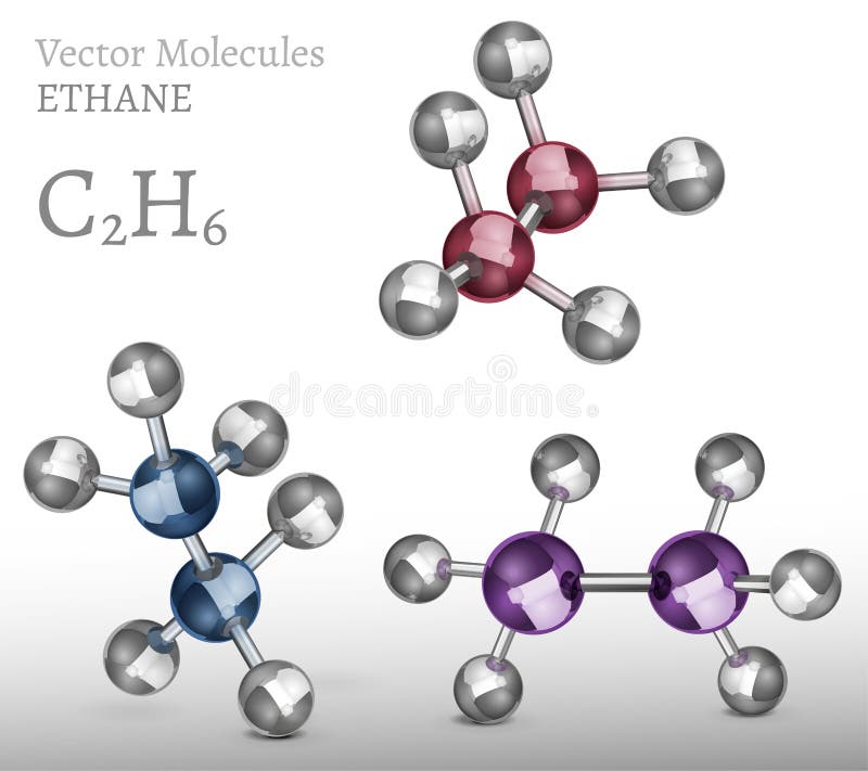 Ícone Do Esboço Da Fórmula Da Etana Símbolo Da Química C2h6 Do Vetor ...