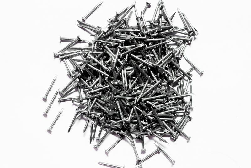Grupo de clavos foto de archivo. Imagen de sostenido - 251263394