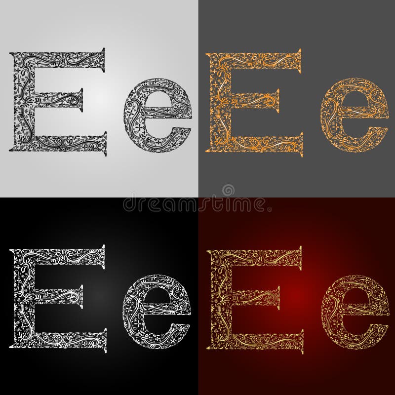 Grupo De Estilos Do Visual Do Alfabeto O ` Do ` X Da Letra Lettering ...