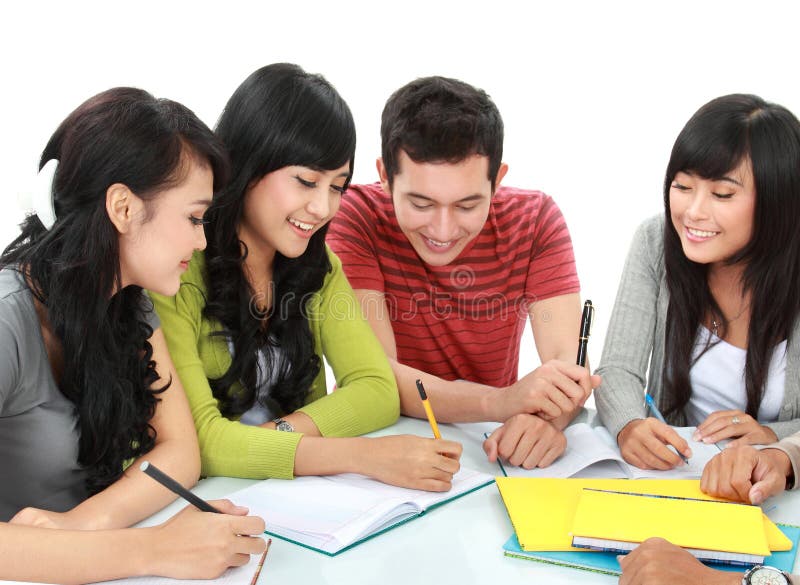Grupo de estudiantes foto de archivo. Imagen de conferencia - 31951432