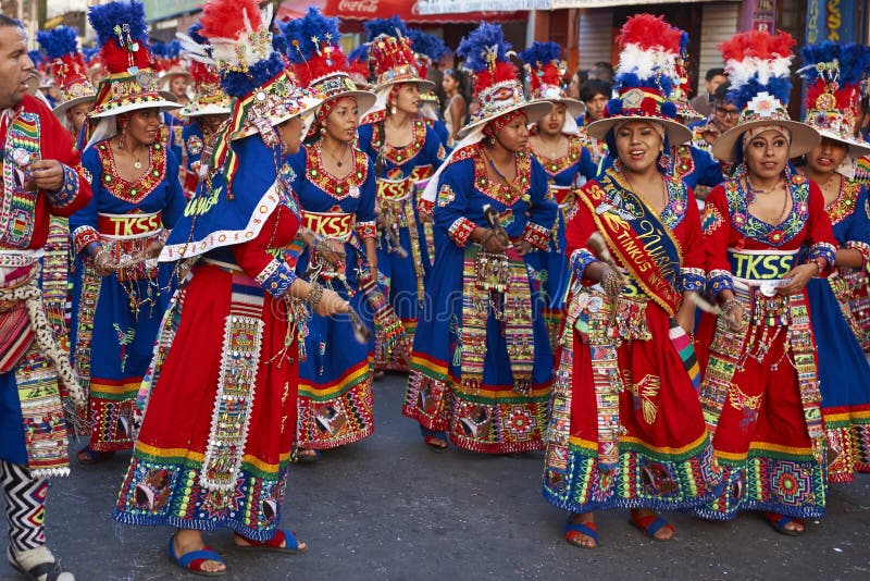Grupo De La Danza De Tinku - Arica, Chile Fotografía editorial - Imagen ...