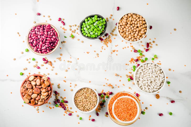 Grupo De Leguminosa Diferentes Imagem de Stock - Imagem de agricultura ...