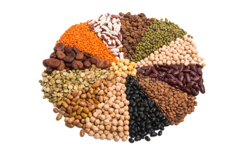 Grupo De Leguminosa Isoladas Foto de Stock - Imagem de leguminosa ...