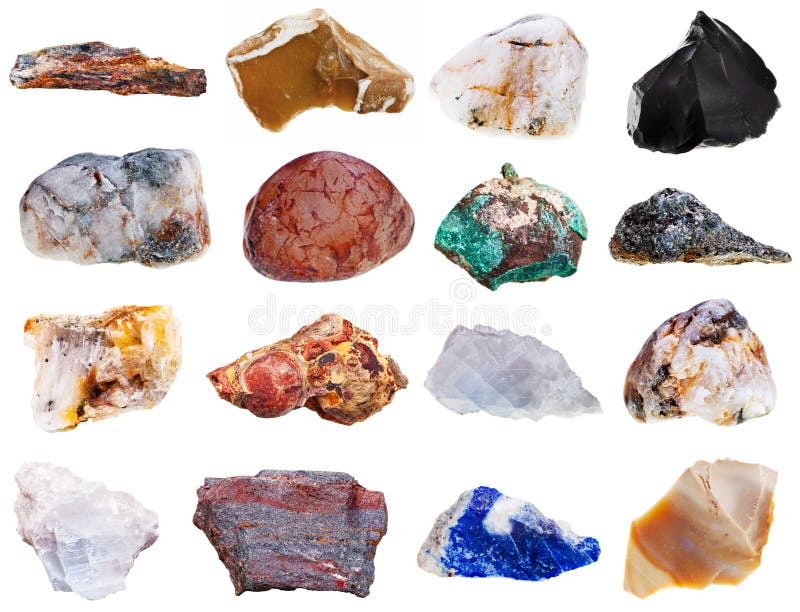 Grupo de minerais da rocha foto de stock. Imagem de minério - 32436938