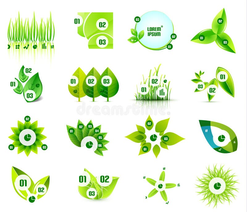 Grupo De Moldes Infographic Do Projeto Da Folha Do Eco Ilustração do ... Grupo De Moldes Infographic Do Projeto Da Folha Do Eco Ilustração do ...