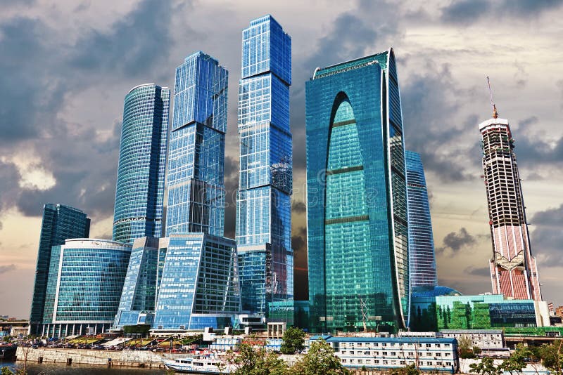 Grupo de prédios modernos foto de stock. Imagem de projeto - 20677836