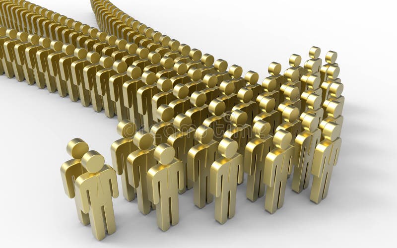 Grupo juntado ilustração stock. Ilustração de gerente - 59021920