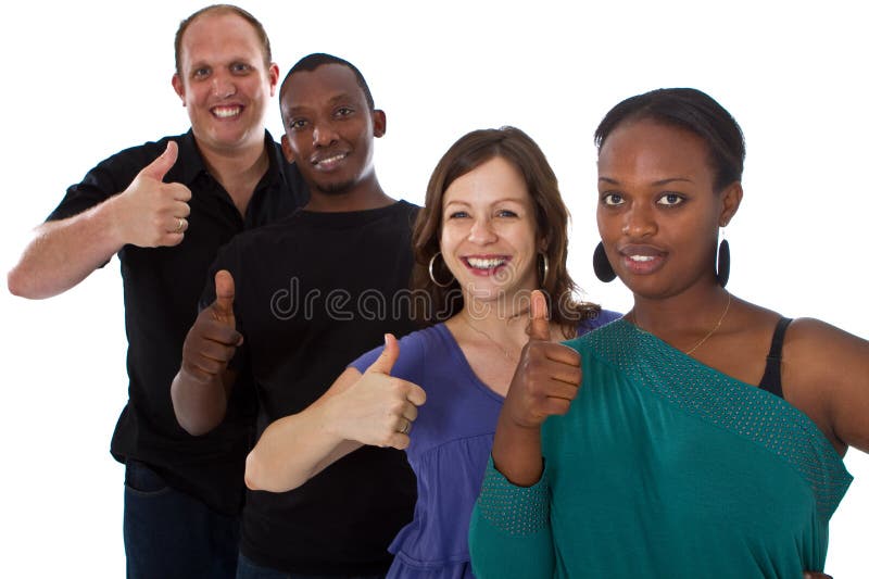 Grupo Multirracial Fresco Joven Imagen de archivo - Imagen de hembra ...