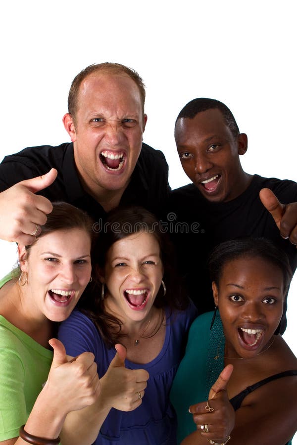 Grupo Multirracial Fresco Joven Imagen de archivo - Imagen de ...