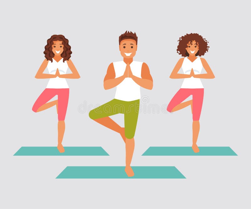 Joga Stockowych Ilustracji, Wektorów & Klipartów – (154,576 Stock ...