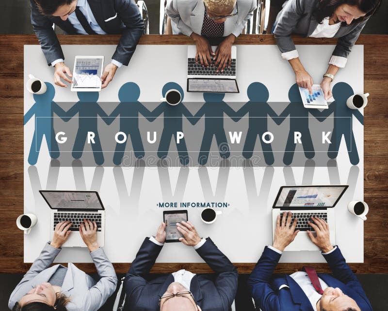Gruppe Team Work Organization Concept Stockbild - Bild von geschäft ...