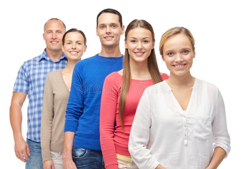 Gruppe von Personen stockbild. Bild von mittlere, männer - 61854701