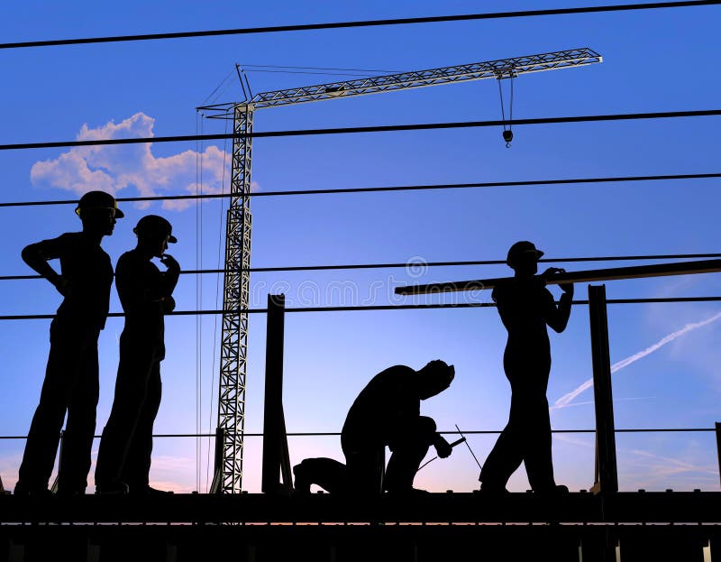 Gruppo degli operai fotografia stock. Immagine di strumento - 10387038