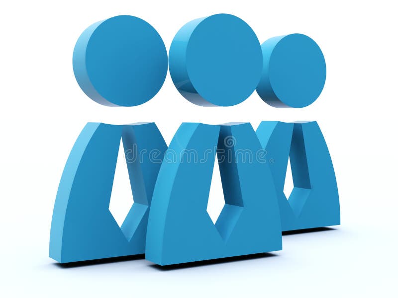 Gruppo di persone l'icona illustrazione di stock. Illustrazione di ...