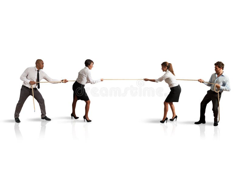 Gruppo E Concorrenza Di Affari Fotografia Stock - Immagine di successo ...