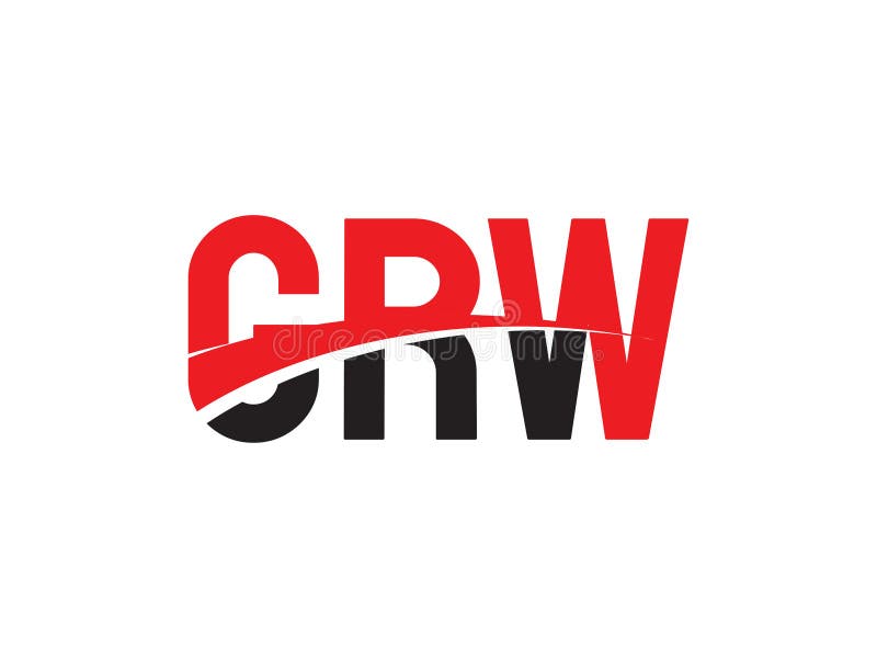 GRW Letter Initial Logo Design Vector Illustration Stock Vector ...