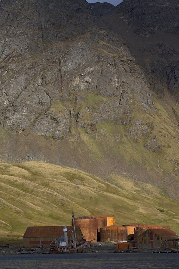 Grytviken South Georgia, Grytviken Zuid Georgia Stock Image - Image of ...