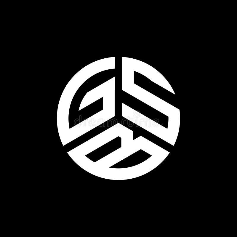 GSB Letter Logo Design on White Background. GSB Creative Initials ...