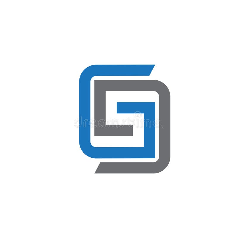 GSG Letter Monogram Initial Logo Design Template Vector Illustration ...