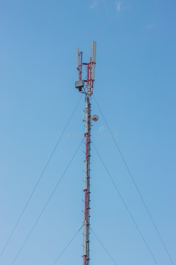 GSM base station stock image. Image of cellular, wave - 42421657