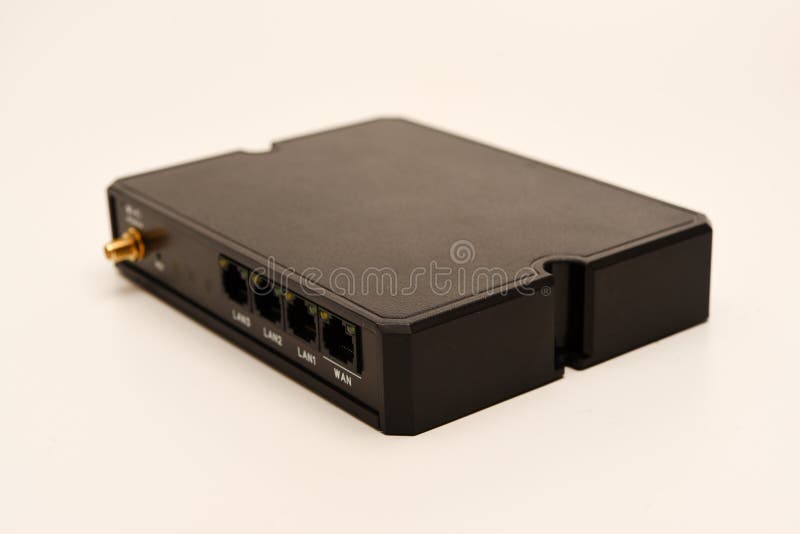 GSM Modem. an Internet Station with a SIM Card Stock Photo - Image of ...